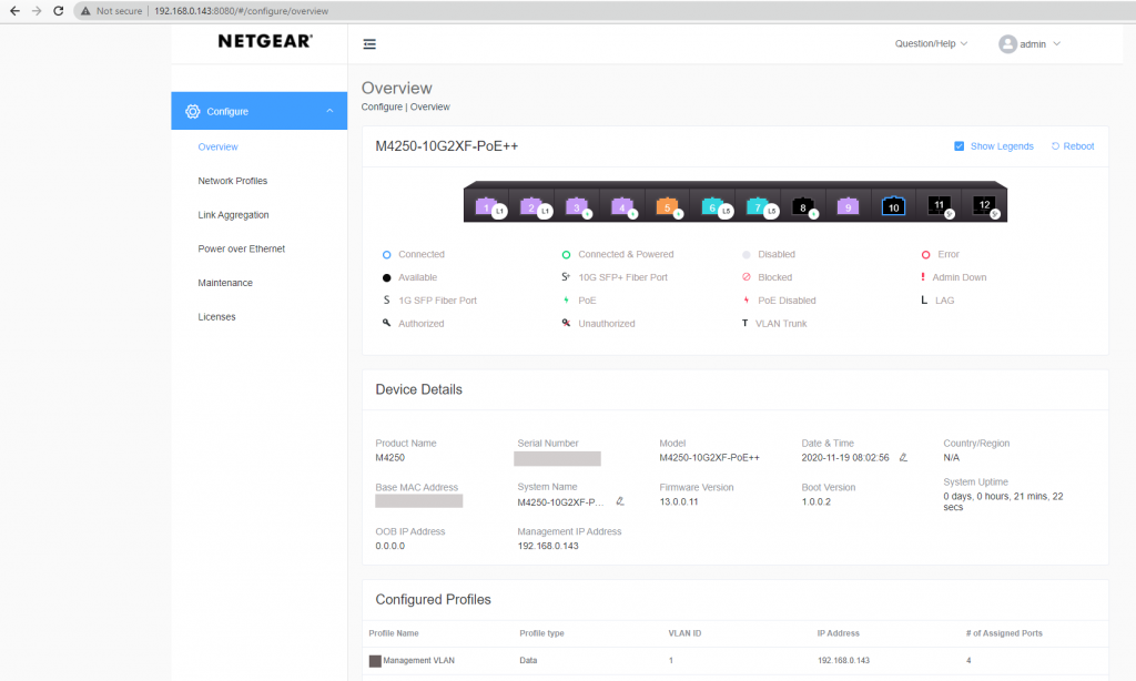 NETGEAR M4250 雙 GUI 設計：獨有 AV 影音專用 GUI 功能一覽，一鍵設好 Dante、Q-SYS 等 AV over ...